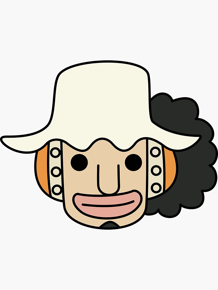 "Usopp Icon Sticker" Sticker for Sale by realishkyle | Redbubble