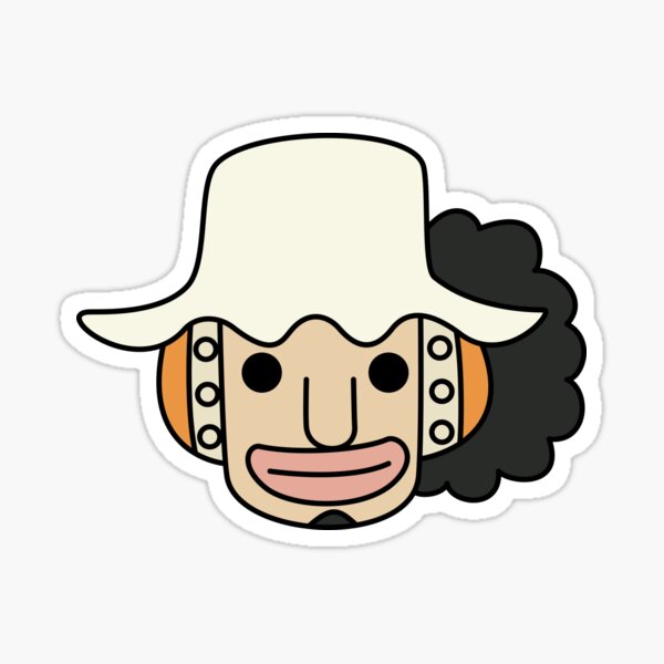 "Usopp Icon Sticker" Sticker for Sale by realishkyle | Redbubble
