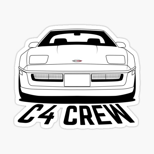 C4 Corvette Stickers | Redbubble