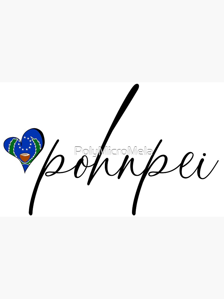 "Pohnpei" Poster for Sale by PolyMicroMela | Redbubble