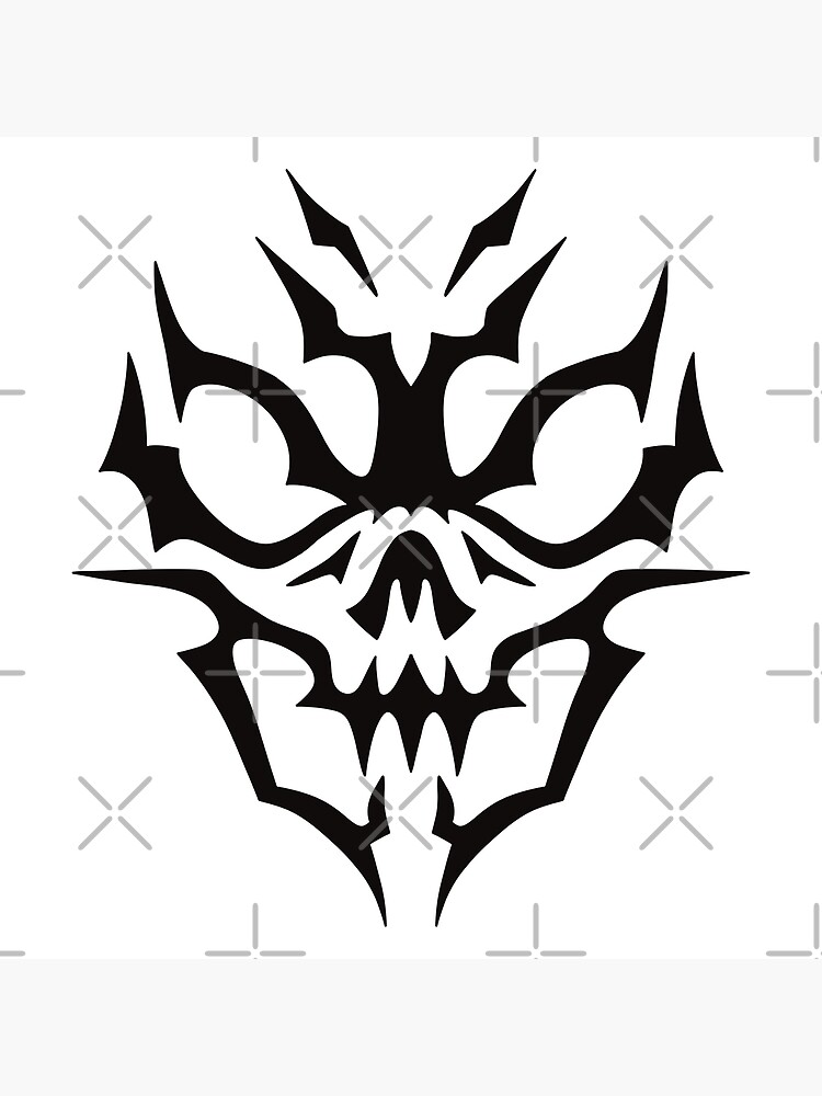 Lámina fotográfica «Bandera de Momonga - Emblema de Ainz negro ...