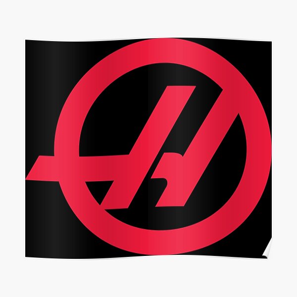 "Haas Logo" Poster for Sale by teegital | Redbubble