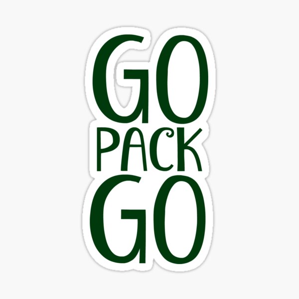 Go Pack Stickers | Redbubble