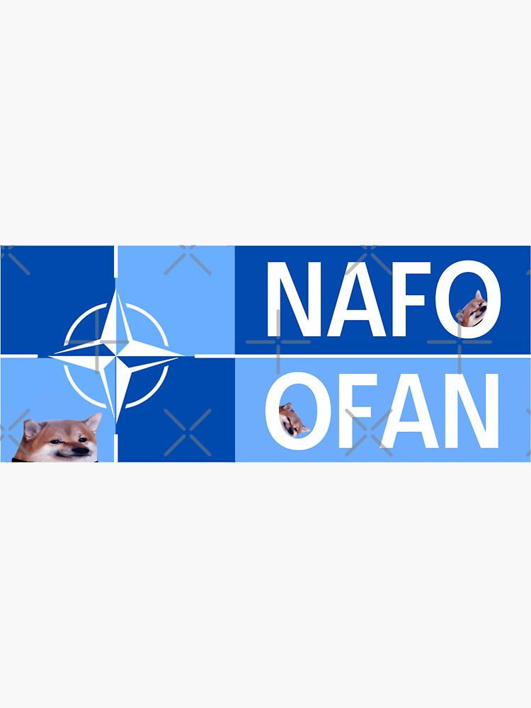 "NAFO OFAN | Nafo Fellas " Sticker for Sale by all-heros | Redbubble