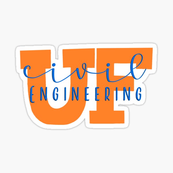 "UF civil engineering" Sticker for Sale by carsonclouse | Redbubble