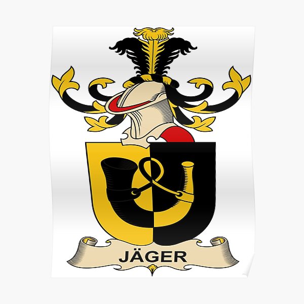 "Jäger" Poster by HaroldHeraldry | Redbubble