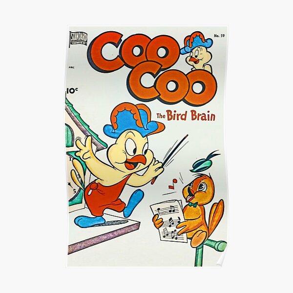 Póster «COO COO - Impresión de cómic Vintage para niños» de pnand ...