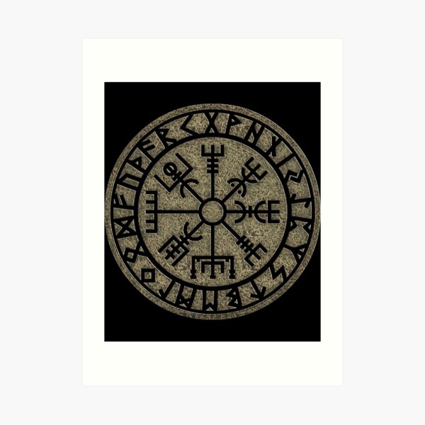 "Vegvisir, viking compass, Norse, symbol, protection, nordic, vikings ...