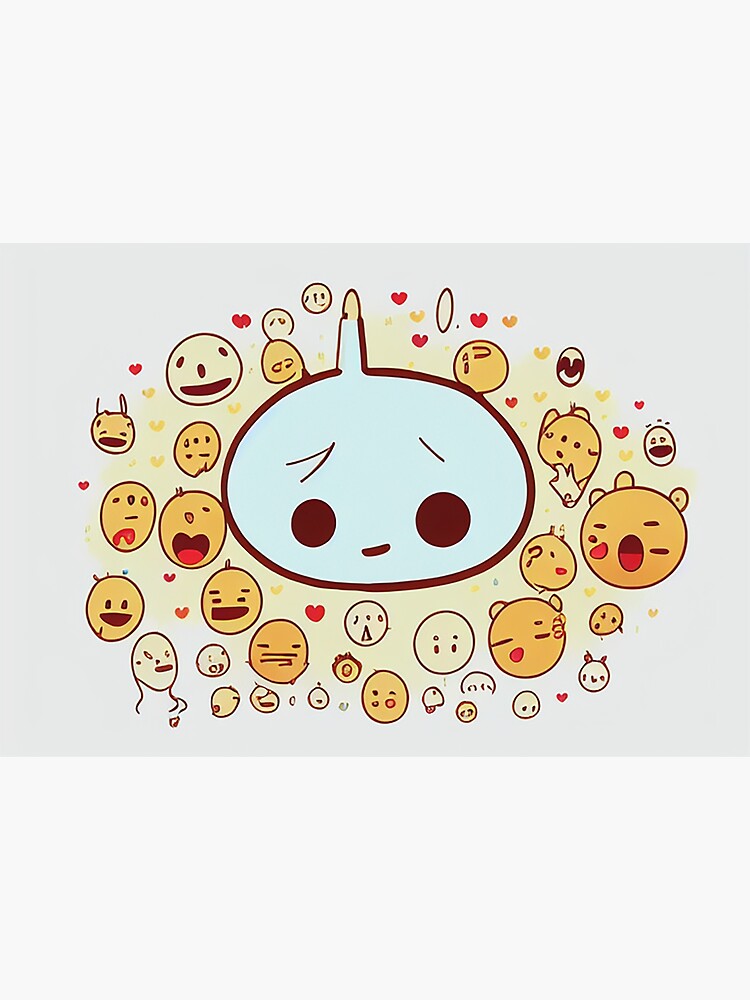 "Wall of emojis and emoticons - Created by Artificial Intelligence ...