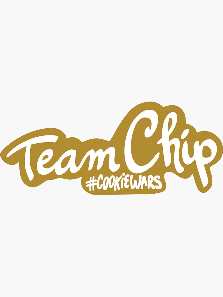 "Team Chip" Sticker for Sale by CookieWars | Redbubble