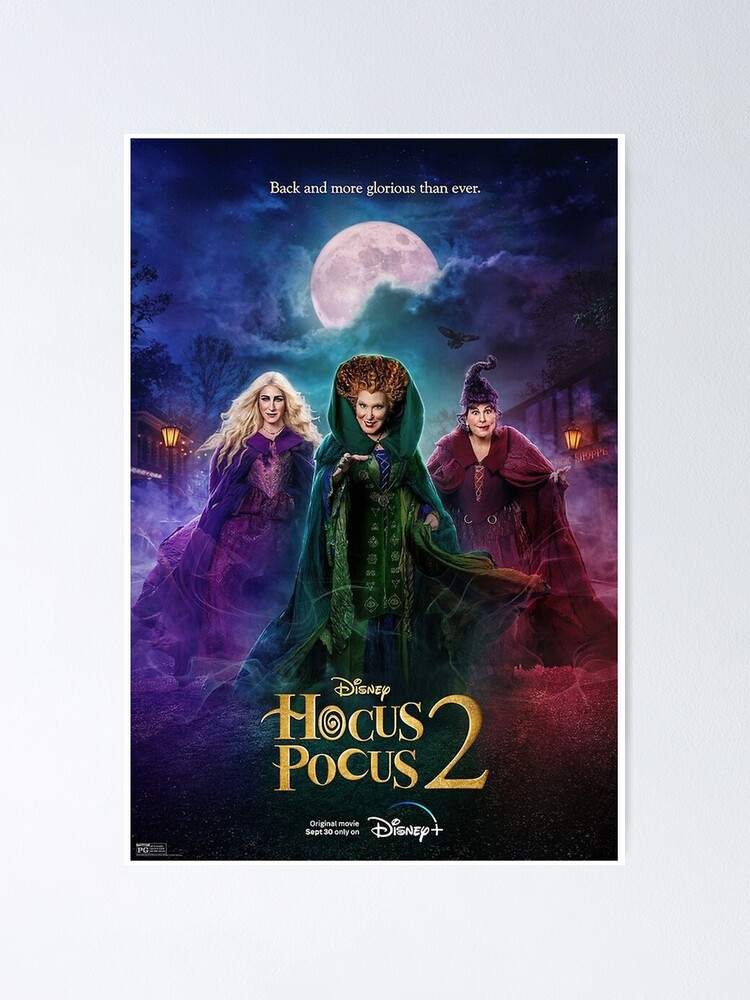 "hocus pocus 2 Movie Poster" Poster for Sale by marylinfulkas | Redbubble