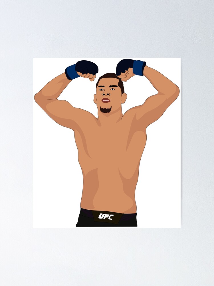 "Nate Diaz Flex" Poster for Sale by ekwcozens | Redbubble