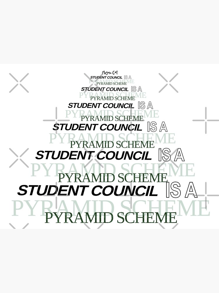 "STUCO is a Pyramid Scheme (Pyramid Edition)" Poster for Sale by ...
