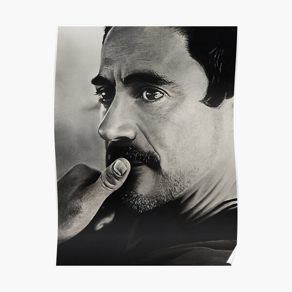"RDJ — Robert Downey Jr" Poster by cfischer83 | Redbubble
