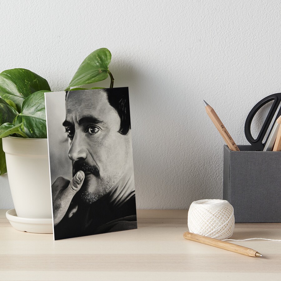 "RDJ — Robert Downey Jr" Art Board Print by cfischer83 | Redbubble