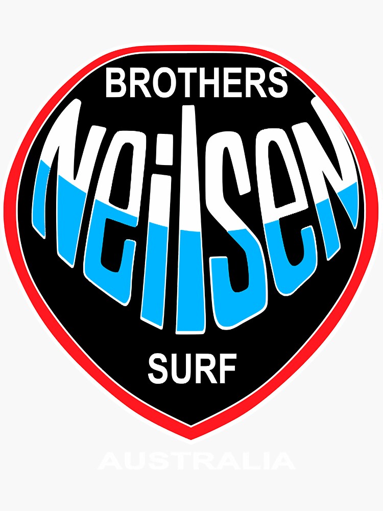 "Brothers Neilson retro surf Classic" Sticker for Sale by ...