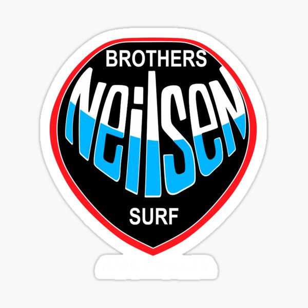"Brothers Neilson retro surf Classic" Sticker for Sale by ...