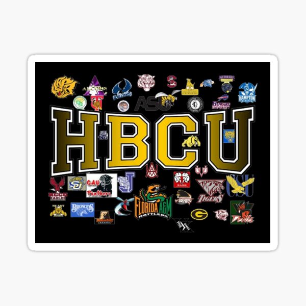 "HBCU's Poster " Sticker for Sale by violetgreders | Redbubble