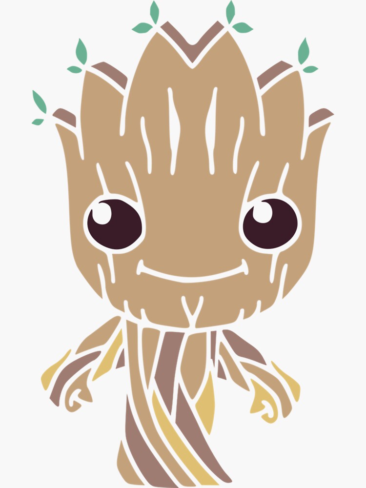 "groo dups Sticker" Sticker for Sale by CharlesBella | Redbubble