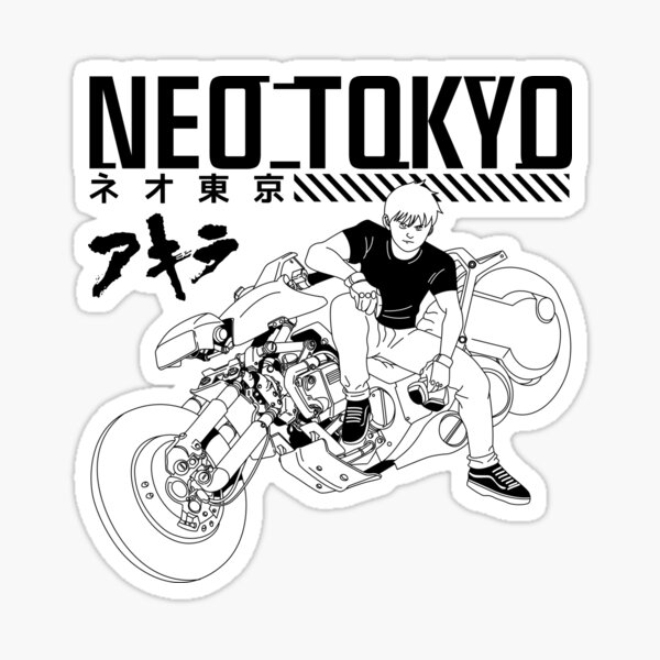 "NEO TOKYO" Sticker for Sale by erlintinaa | Redbubble