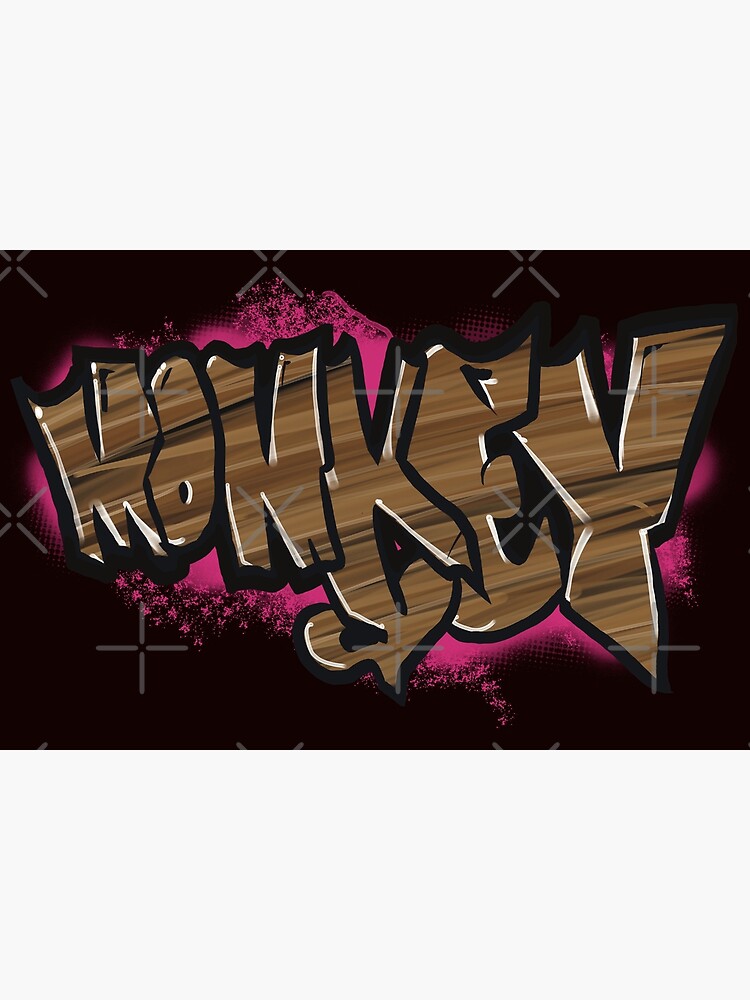 "Monkey graffiti letters" Poster for Sale by SamuelMolina | Redbubble