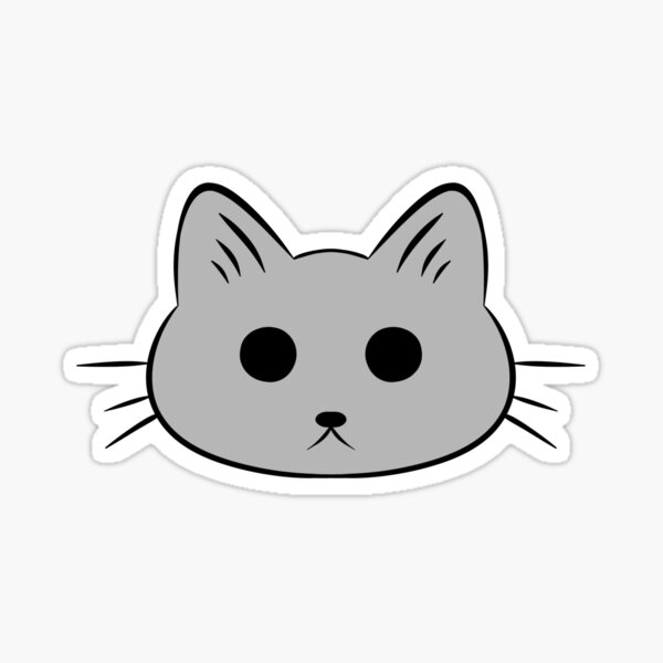 "Cat" Sticker for Sale by Alexandra-Hyde | Redbubble