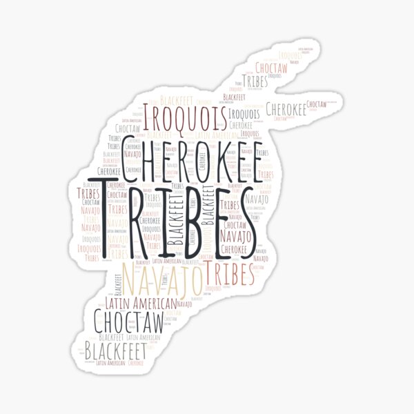 "Native American Tribes Word Art" Sticker for Sale by iforstyle | Redbubble