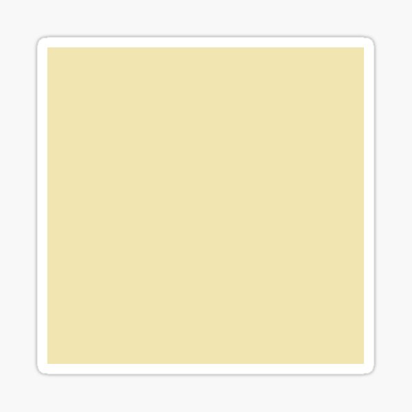"Solids light yellow" Sticker for Sale by sunshinestudiod | Redbubble