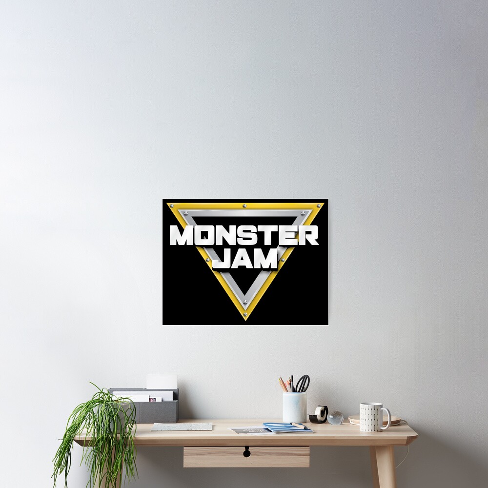 "New Monster Jam Logo" Poster for Sale by 1991vintage | Redbubble