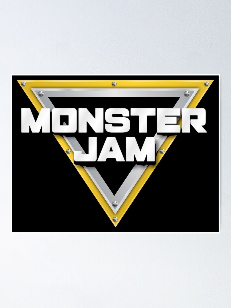 "New Monster Jam Logo" Poster for Sale by 1991vintage | Redbubble