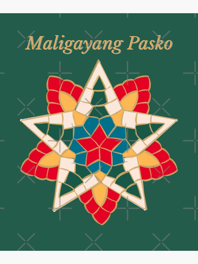 "Maligayang Pasko - Filipino Christmas Parol" Sticker for Sale by ...