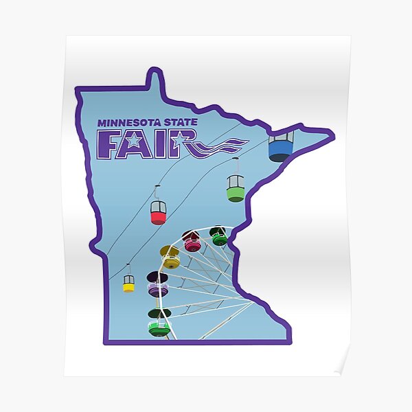 "Minnesota State Fair Gondola" Poster for Sale by Farra6541Store ...
