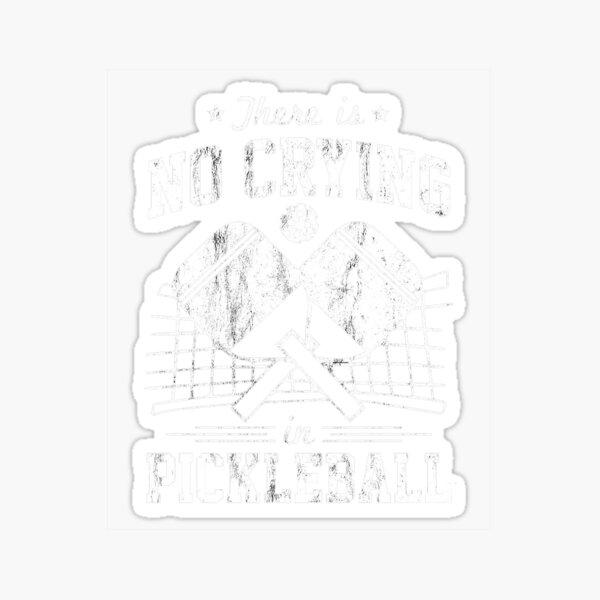 "No Crying" Sticker for Sale by Clarabelley | Redbubble