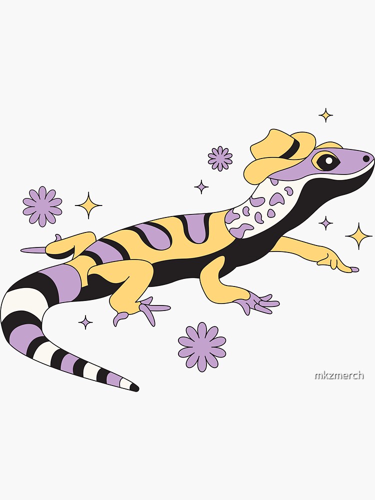 "Non Binary Cool Cute LGBTQ Gecko" Sticker for Sale by mkzmerch | Redbubble