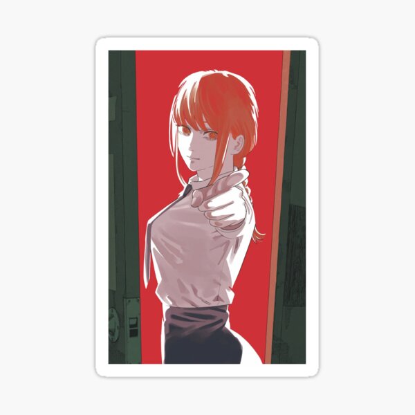 "Chainsaw Man_Makima" Sticker for Sale by Venooxus | Redbubble