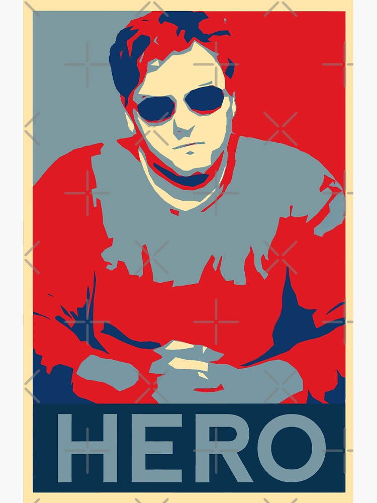 "Tim Dillon Hero" Sticker for Sale by RosalindaRojas | Redbubble