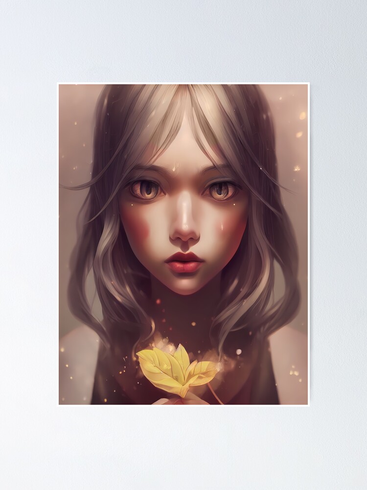 "cute girl" Poster for Sale by Artachio | Redbubble
