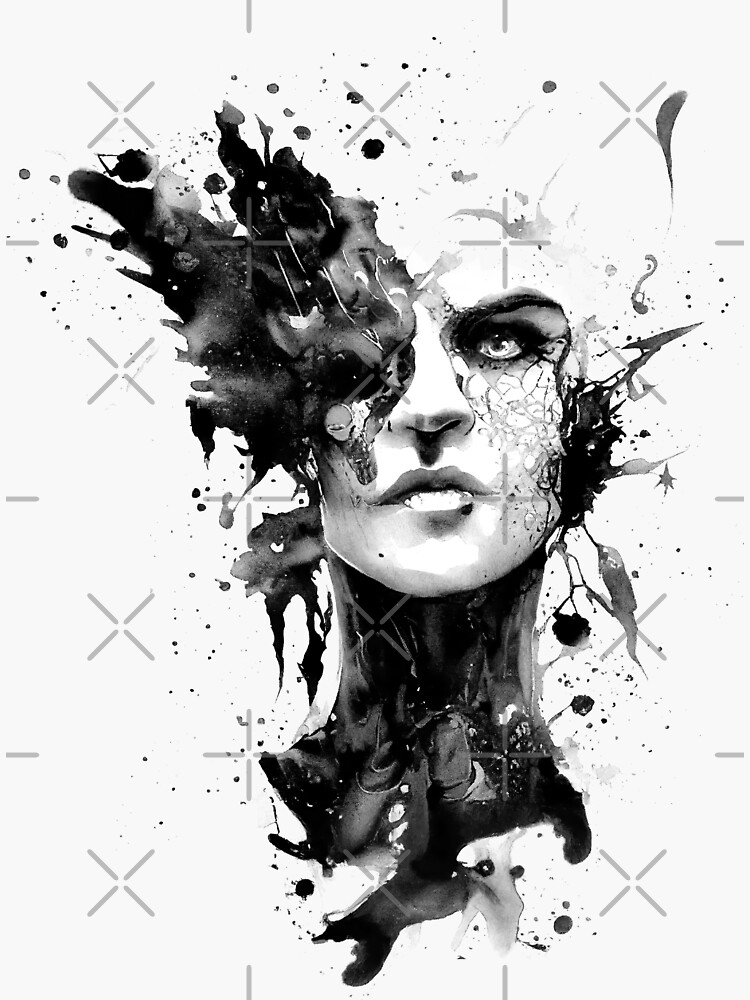 "Cyberpunk Android's Death" Sticker for Sale by ChasmicArt | Redbubble