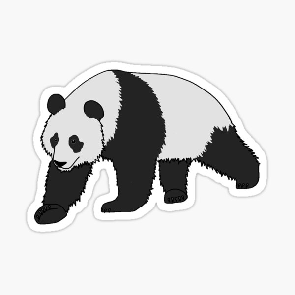 "Giant Panda" Sticker for Sale by taylorrowan | Redbubble