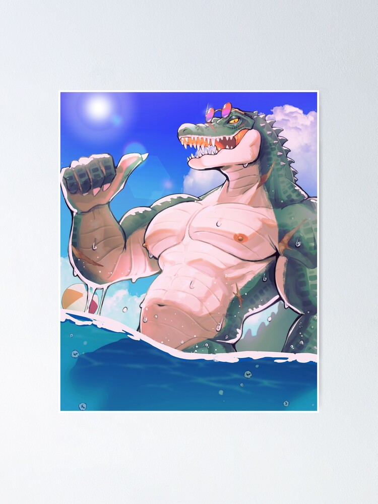 "HUGE BUFF LIZARD YIFF" Poster for Sale by Nickphillips | Redbubble