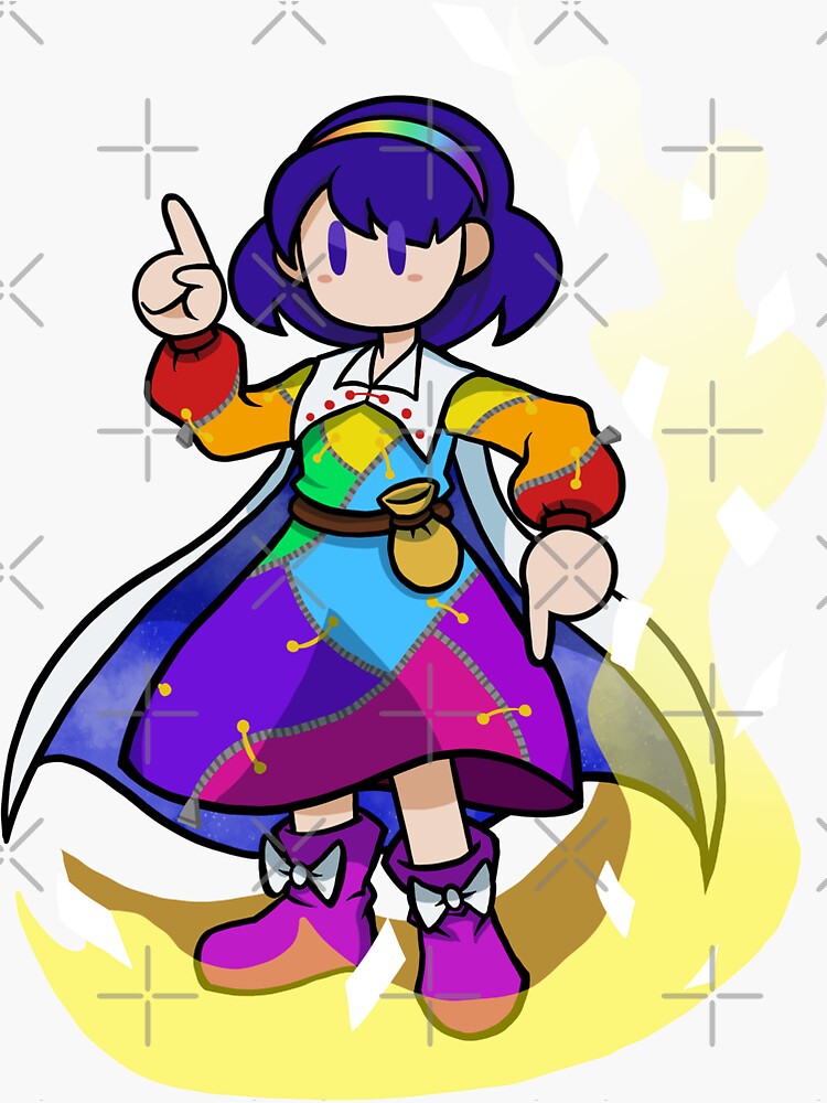 "Chimata Tenkyuu" Sticker for Sale by GuyThatArts | Redbubble