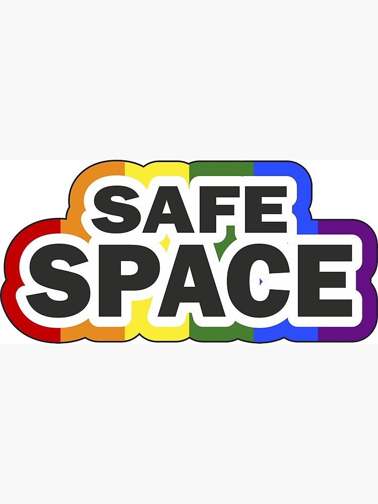 "Safe Space LGBT" Poster for Sale by LGBT-Art-Design | Redbubble