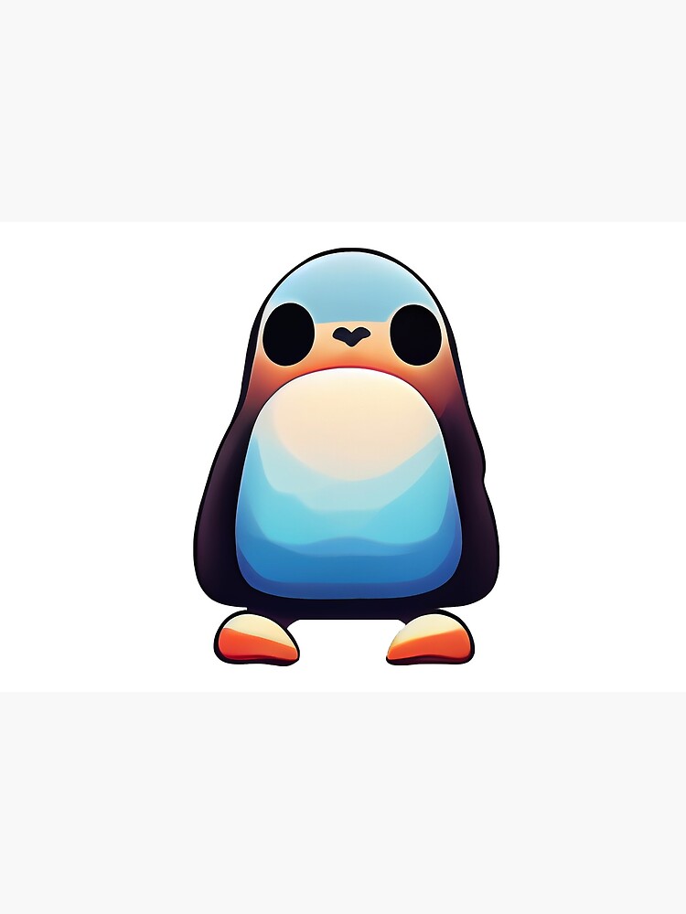 "Penguin emoji emoticon - Created by Artificial Intelligence" Poster ...