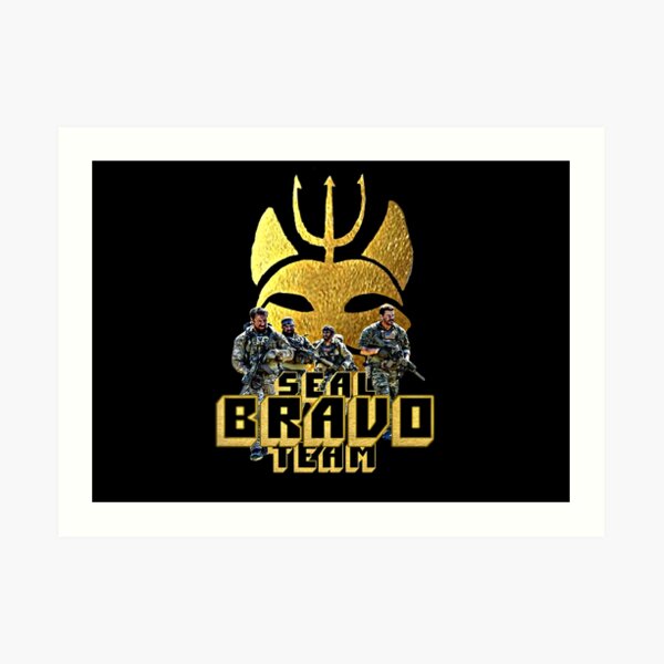 " BLACK GOLD BRAVO SEAL TEAM" Art Print for Sale by coffeecountyjim ...
