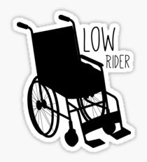 Funny Wheelchair: Stickers | Redbubble