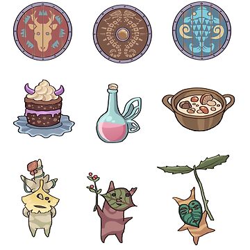 "botw stickers" Sticker for Sale by Frejann | Redbubble