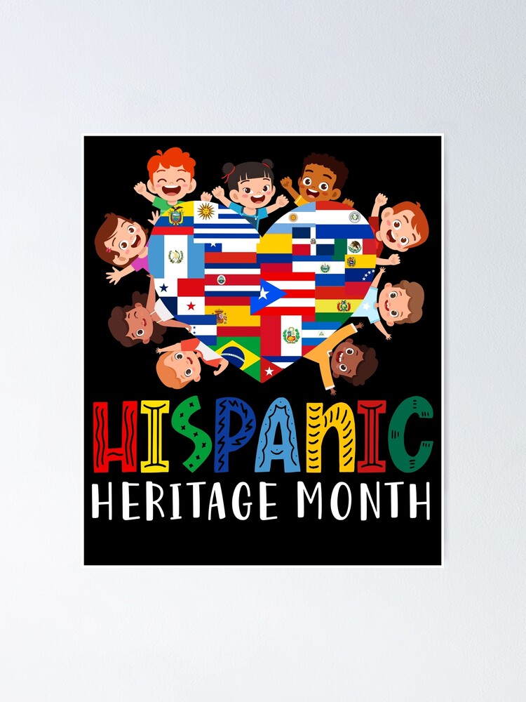 Póster for Sale con la obra «Mes de la herencia hispana Niños Niño Niña ...
