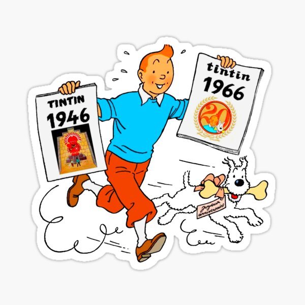 Seminal Belgian Comic Series 5z Sticker For Sale By Clandeeshot Redbubble