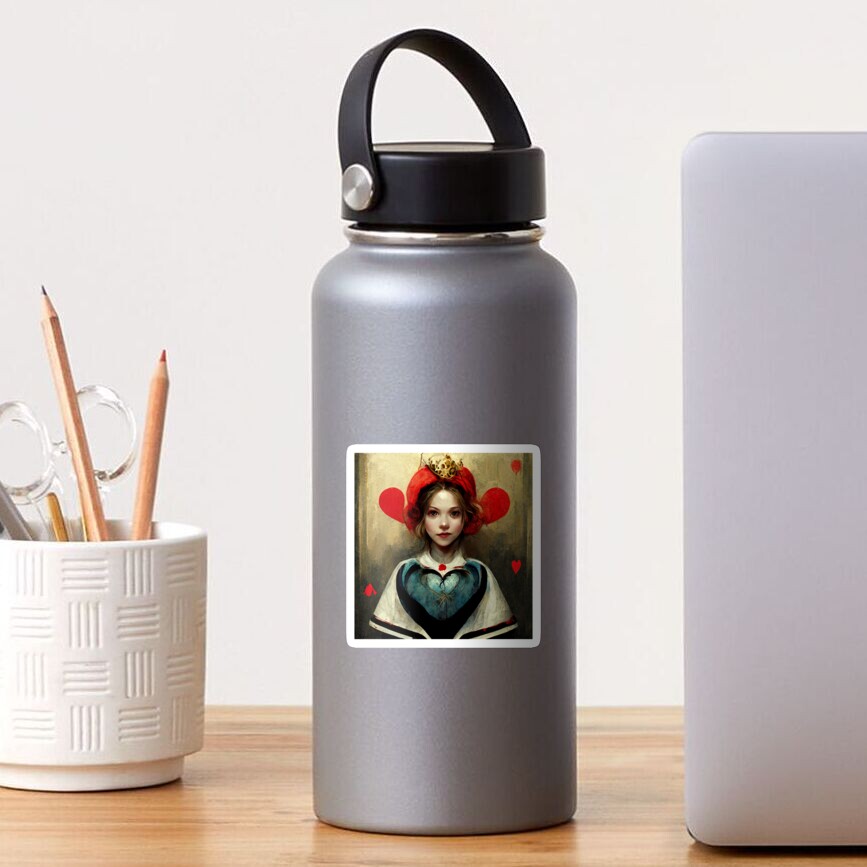 "Qoh Queen Of Heart" Sticker for Sale by Nanashi-AI | Redbubble