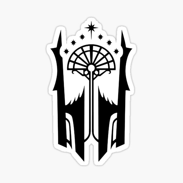 "Shadow of Mordor Black Gate Sigil" Sticker for Sale by CukiD | Redbubble